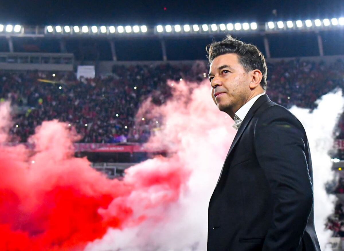 Una imagen vale más que mil palabras: la cara de Marcelo Gallardo tras ...