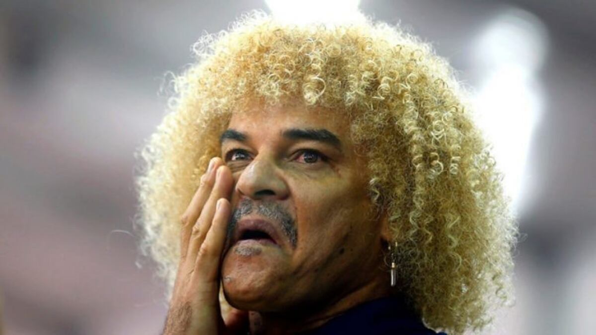 "El Pibe" Valderrama cambió el look y asustó a sus fanáticos
