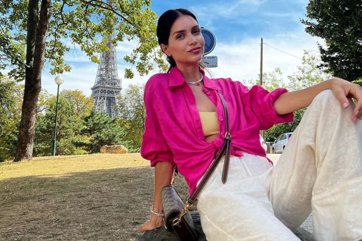 Zaira Nara posó rodeada de flores para recibir la primeravera y enamoró ...