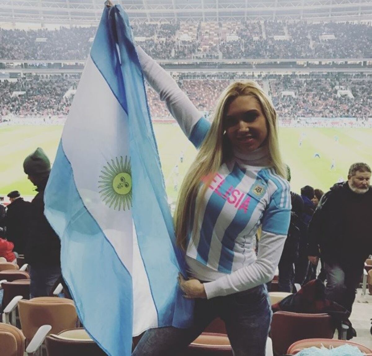 Conocé a Melisia, la hincha de la Selección que hizo furor en Rusia