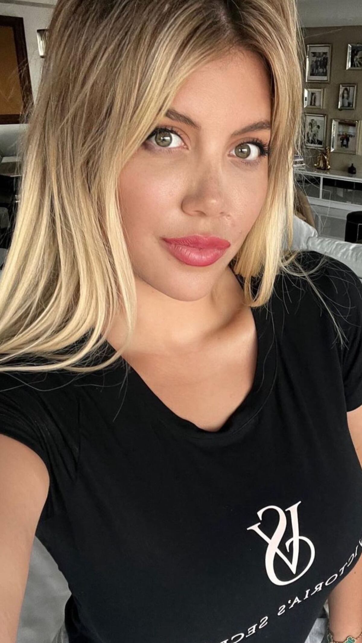 Wanda Nara se sacó una selfie y se mostró en Instagram nuevamente tras ...