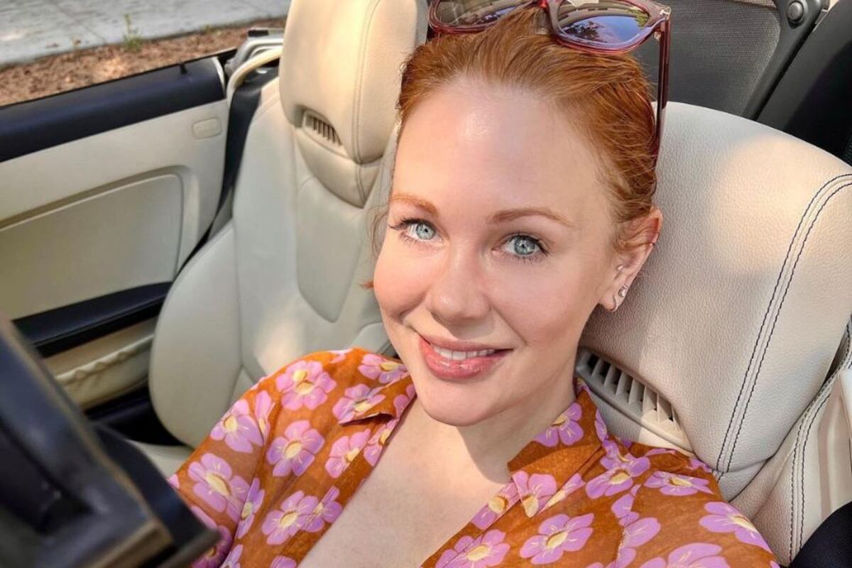 Maitland Ward compartió fotos del backstage de una producción de cine ...