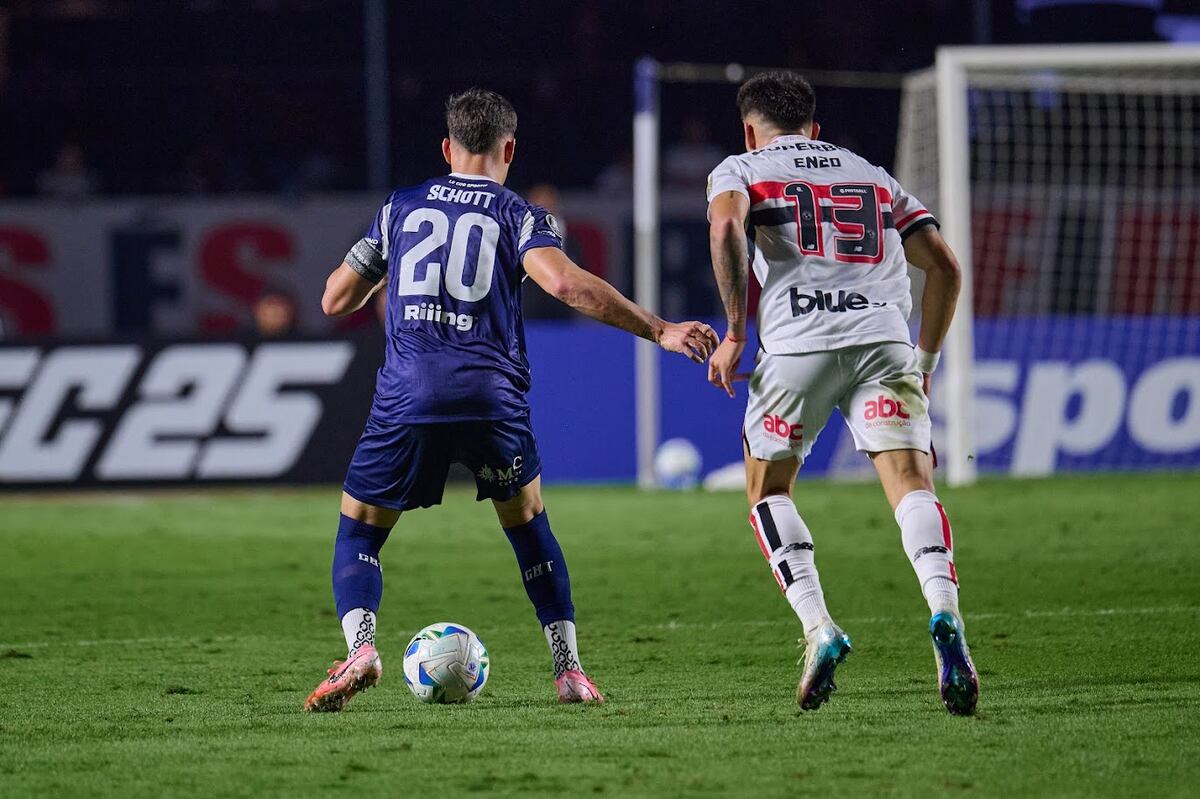 Augusto Schott fue el capitán de Talleres en Sao Paulo por Copa ...