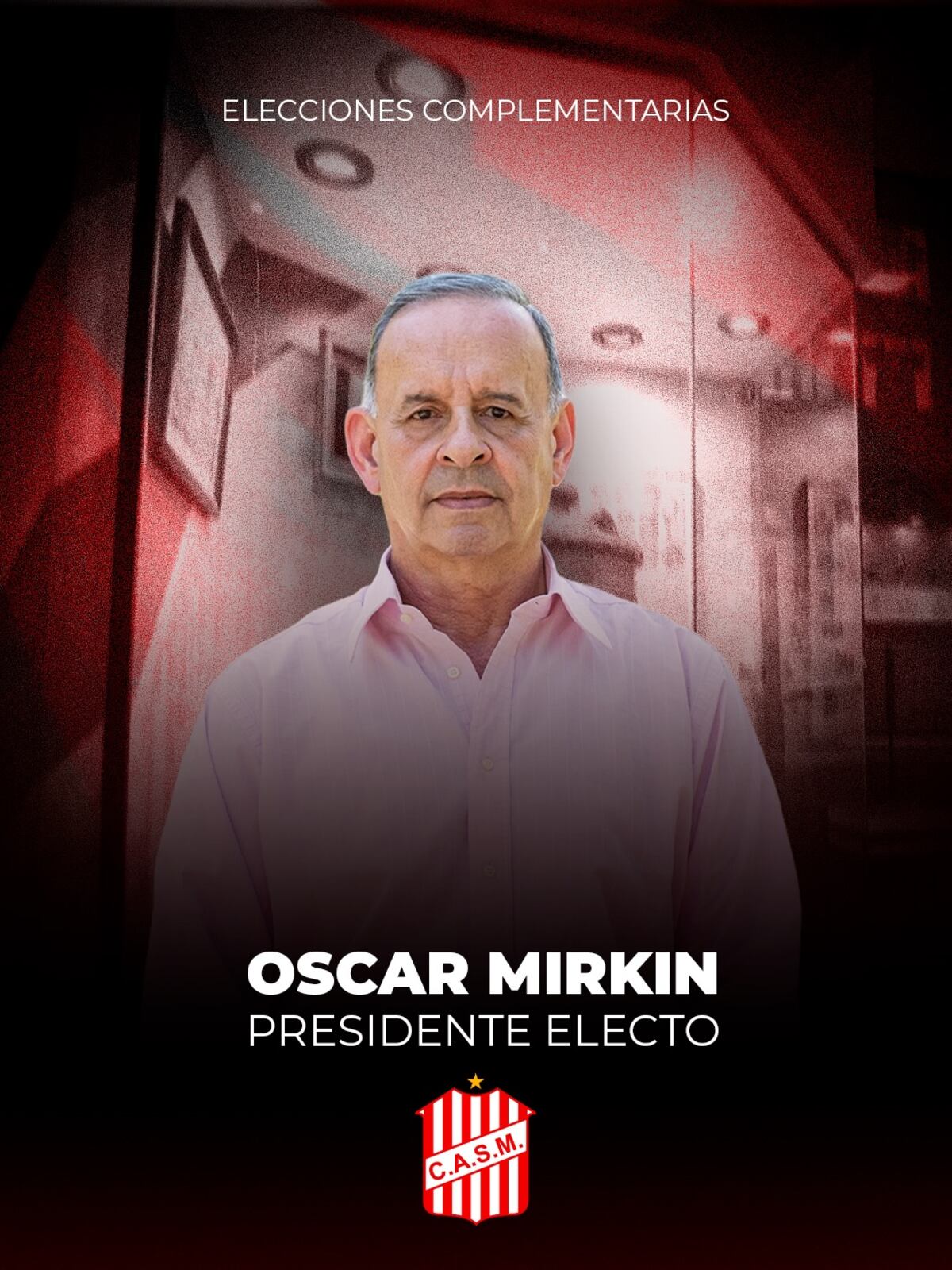 Oscar Mirkin ganó las elecciones en San Martín