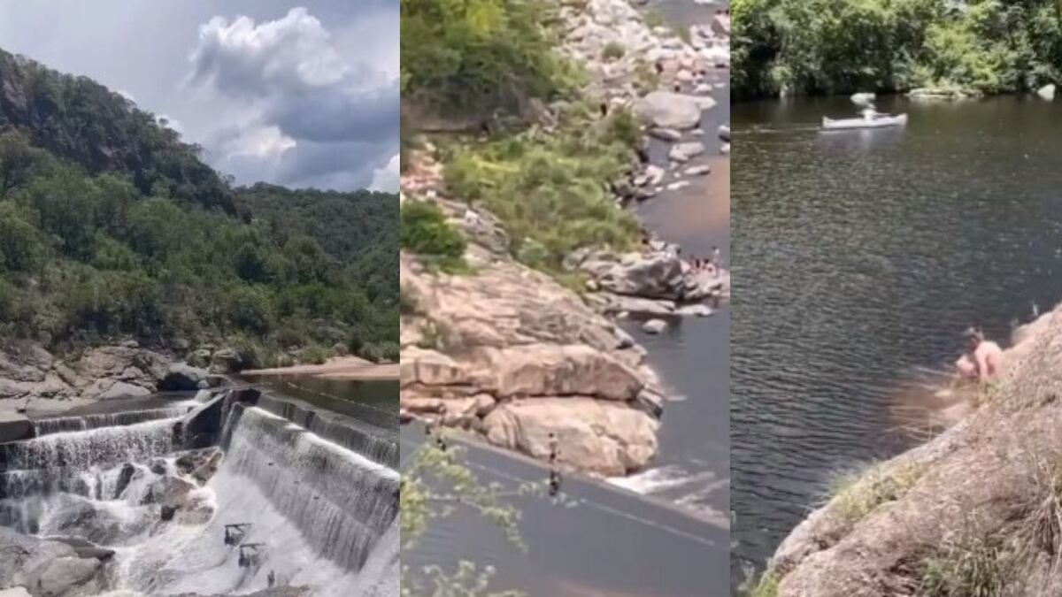 La peligrosa práctica de turistas porteños en un río de Córdoba ...